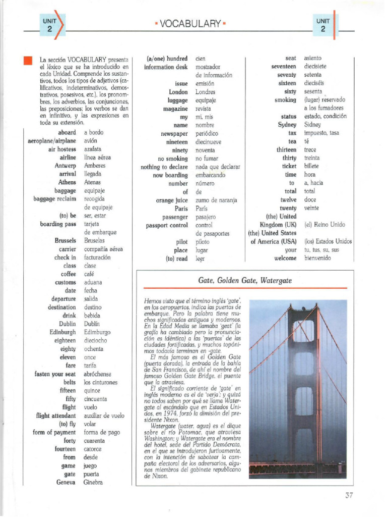 Vocabulary U2 Planet | PDF