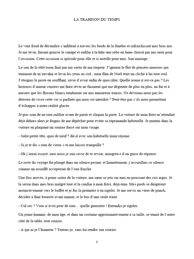 La Trahison Du Temps | PDF