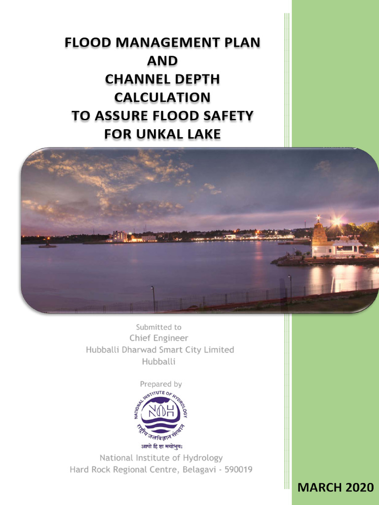 Unkal Lake Flood Studies - Draft (Revised) | PDF
