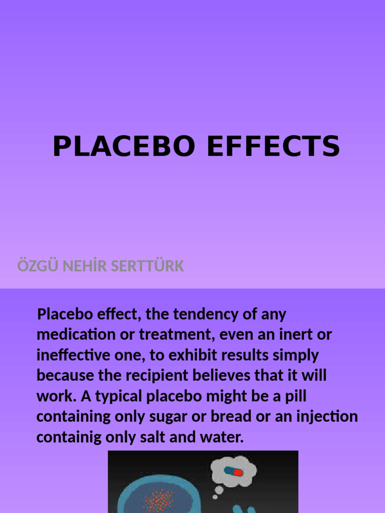 Placebo Effects | PDF