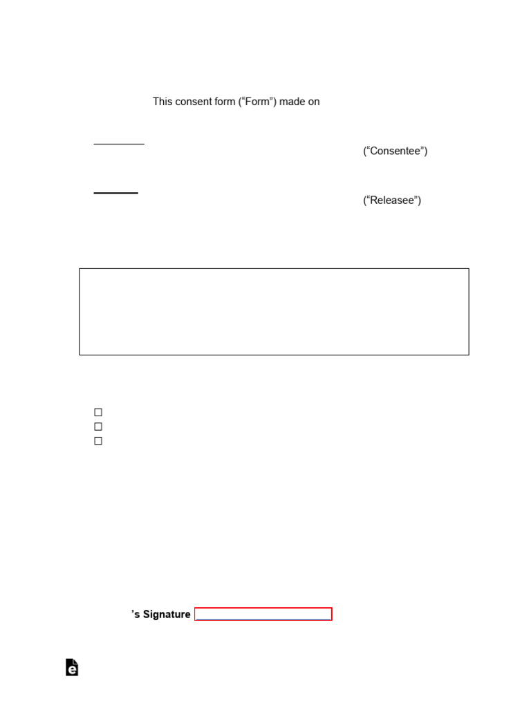 Consent Form Template | PDF