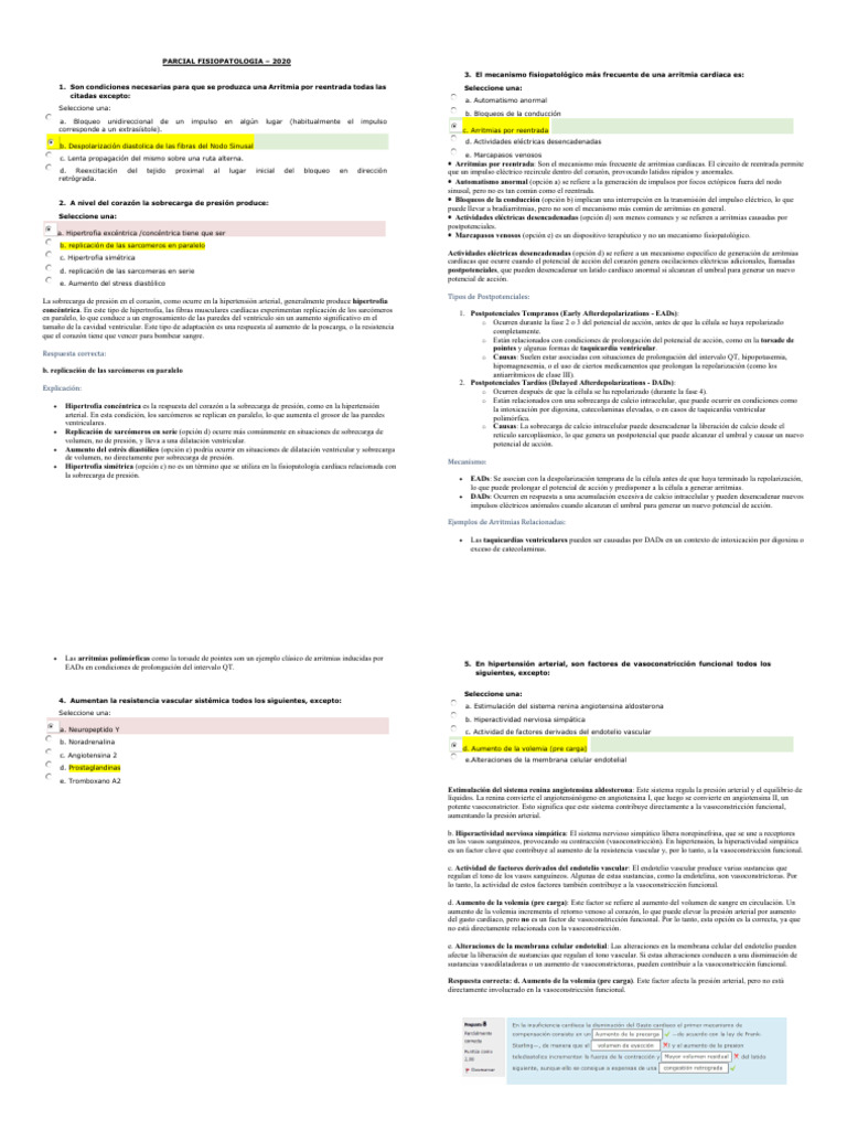 Cardio y Endocrino Explicado PDF | PDF