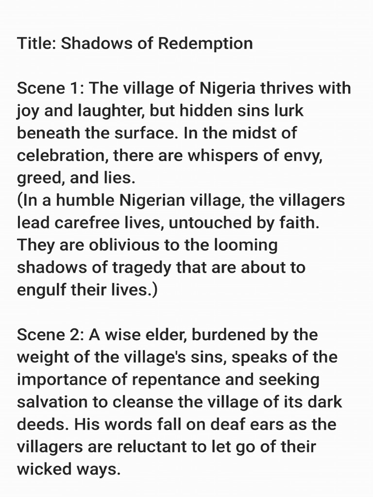 Shadows of Redemption | PDF