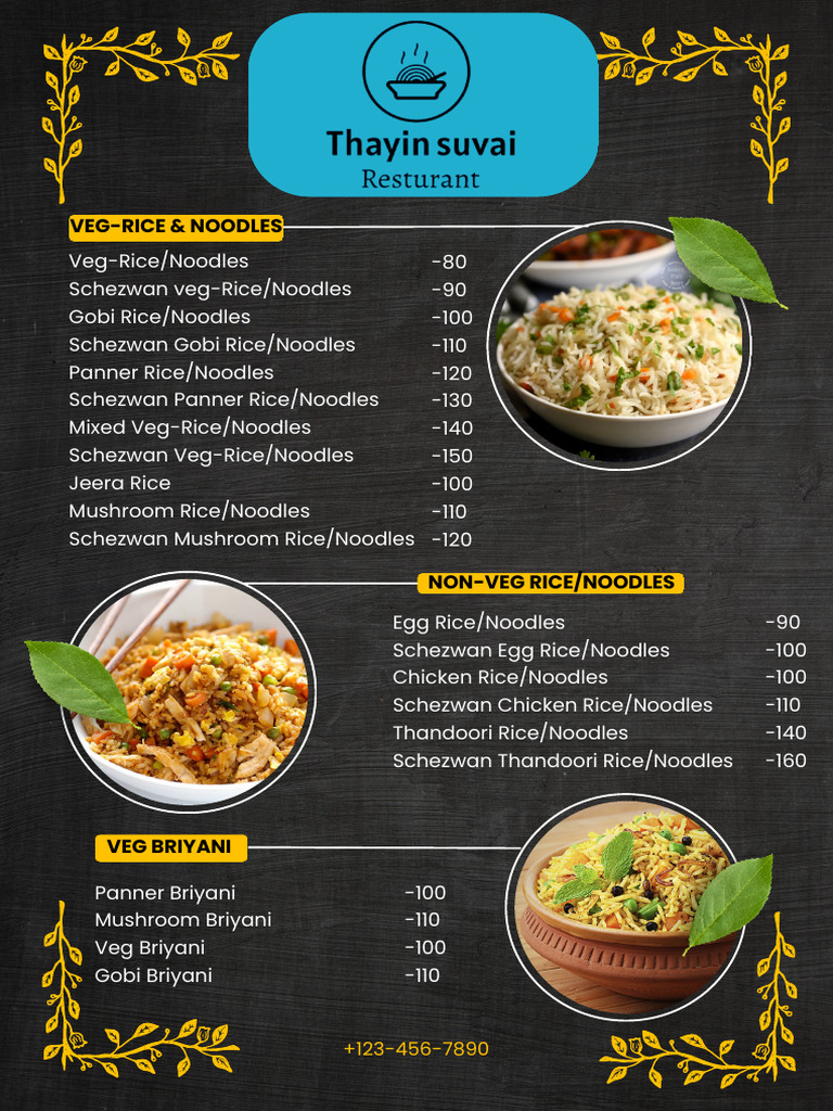 Yellow and Black Restaurant Food Menu_20241010_153512_0000 | PDF