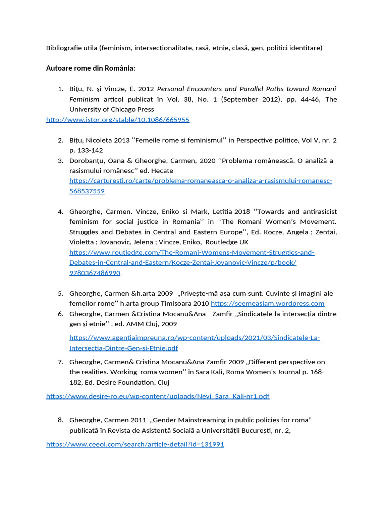 Bibliografie Utila | PDF