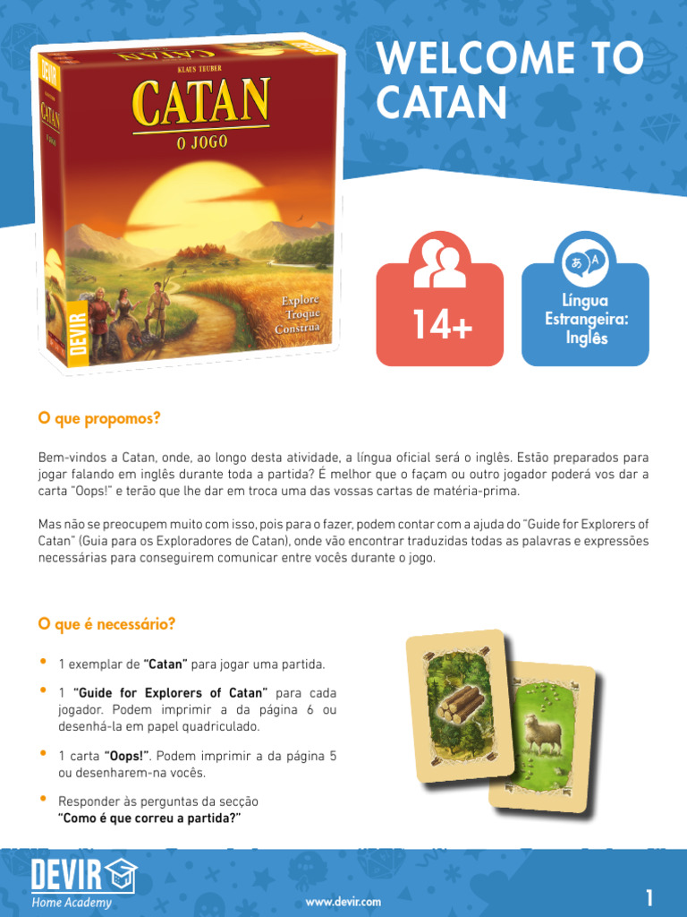 Pdfslide.tips Welcome to Catan Catana Guia Para Os Exploradores de Catan Onde Vo Encontrar | PDF