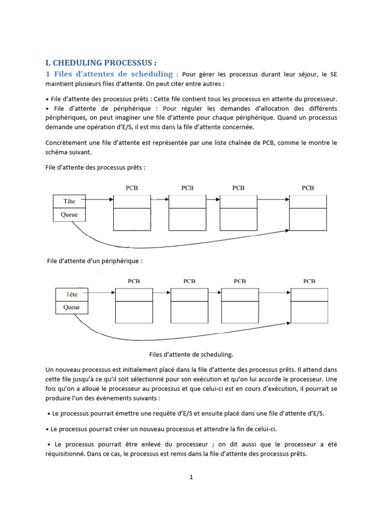 Scheduling (Cpu) | PDF
