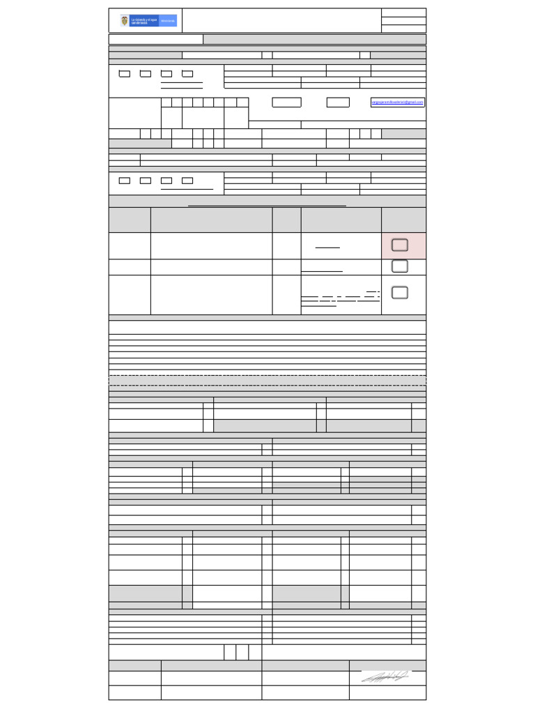 GTH-F-59 Formato Afiliación Arl Contratistas 3.0 | PDF