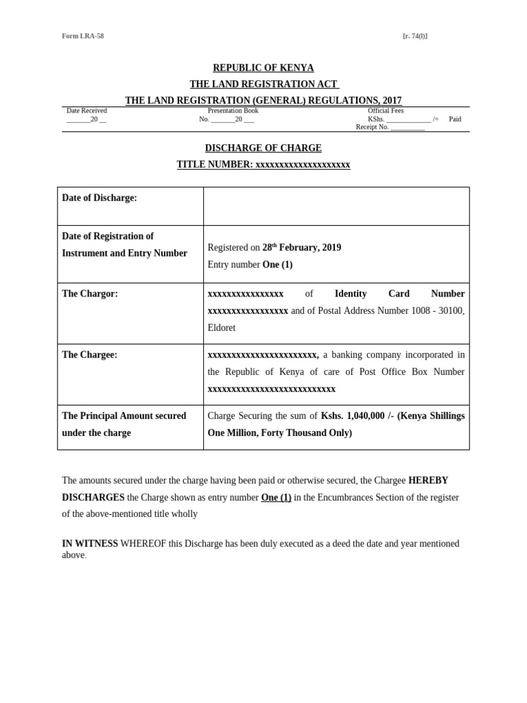 Discharge of Charge Blank | PDF | Government | Law