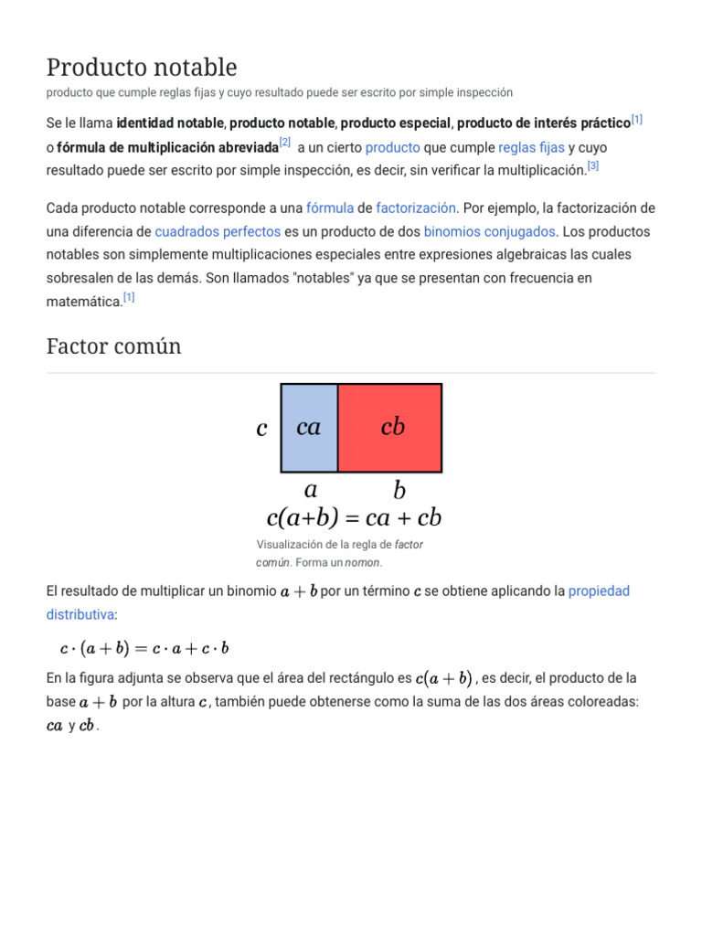 Producto Notable - Wikipedia, La Enciclopedia Libre | PDF ...