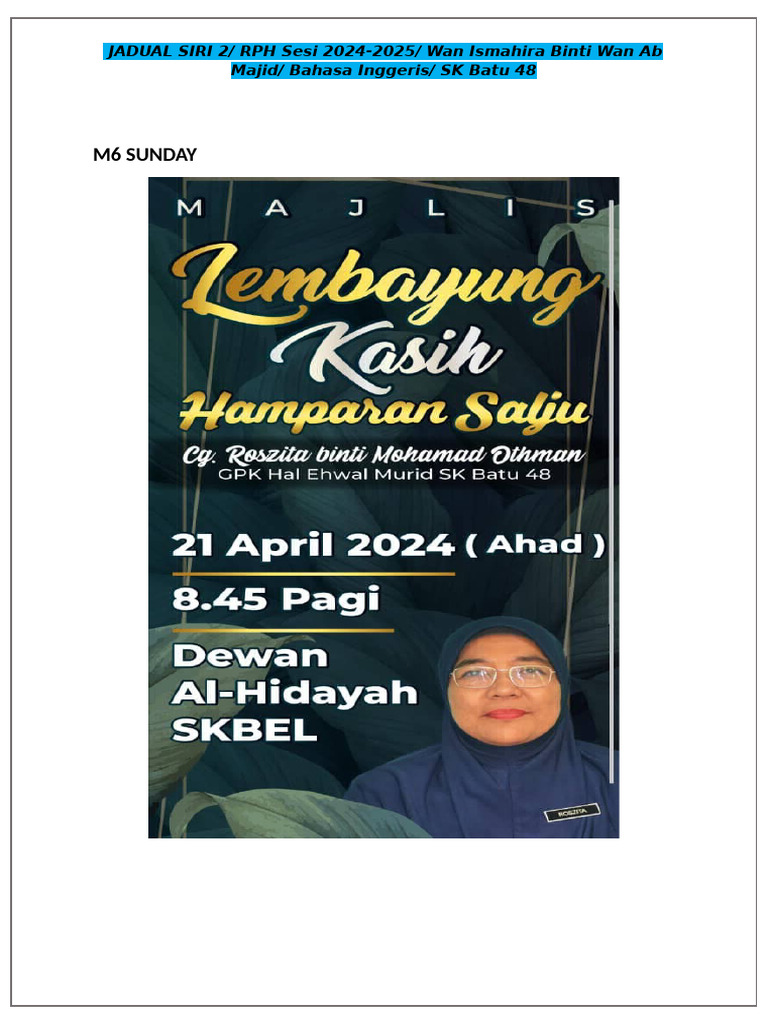 M6 Is RPH | PDF | Phonics | Teachers