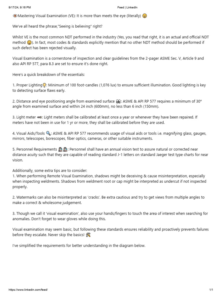 Visual Inspection | PDF
