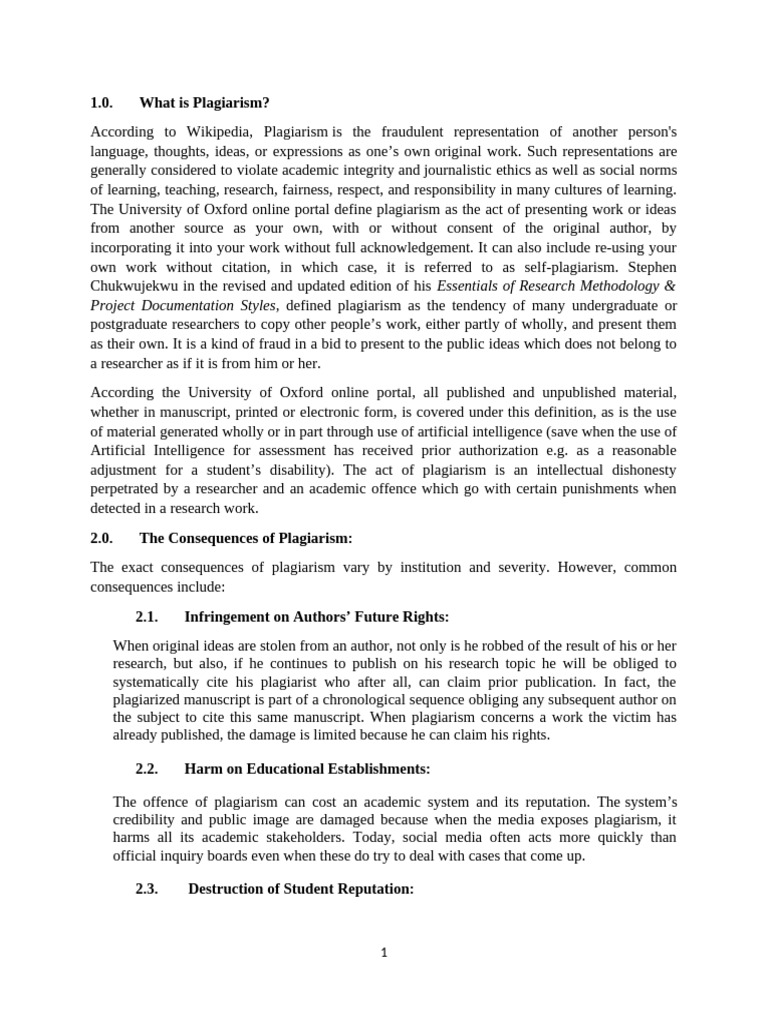 PDE Plagiarism | PDF