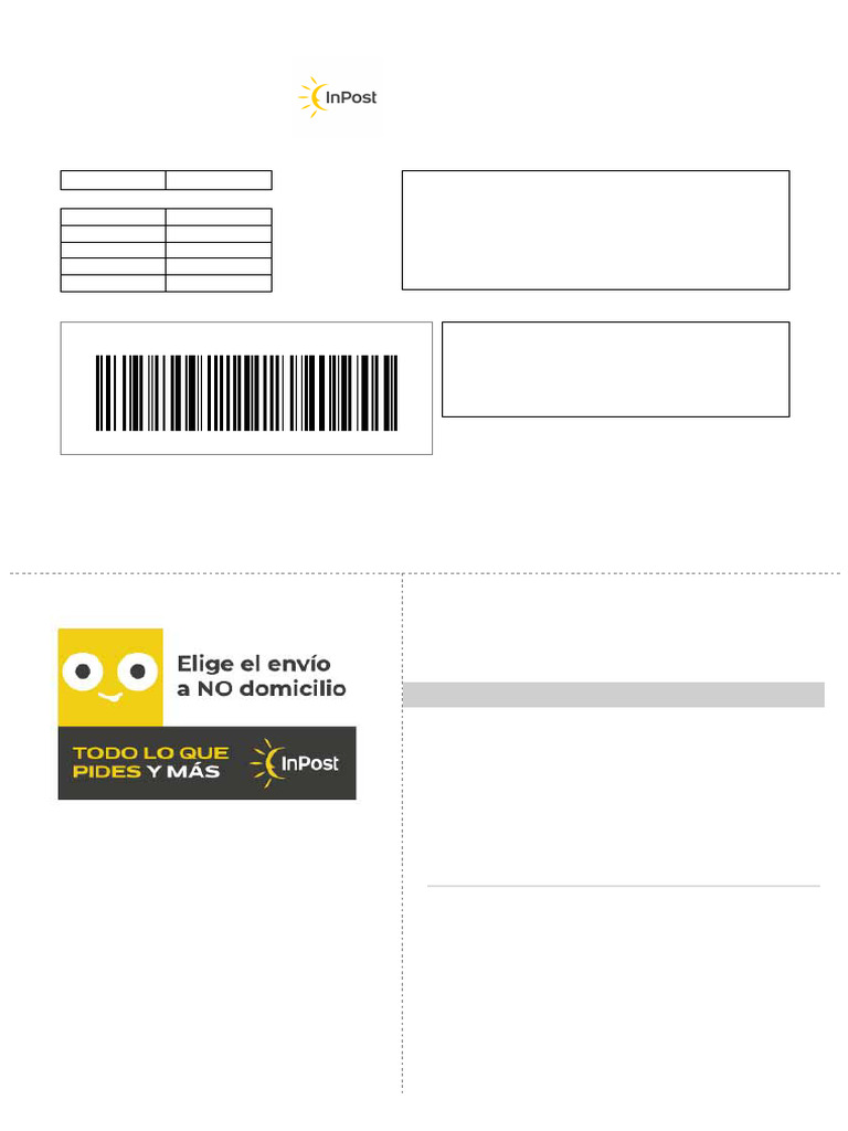 N 001725 T 042564 Malaga A 4017 ES R02 24R: Ficha Destinatario | PDF