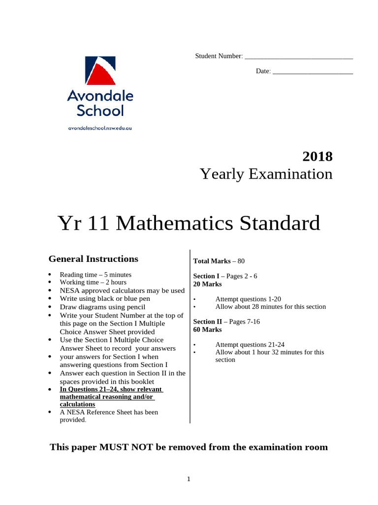 2018 Preliminary SM Final Exam DW | PDF