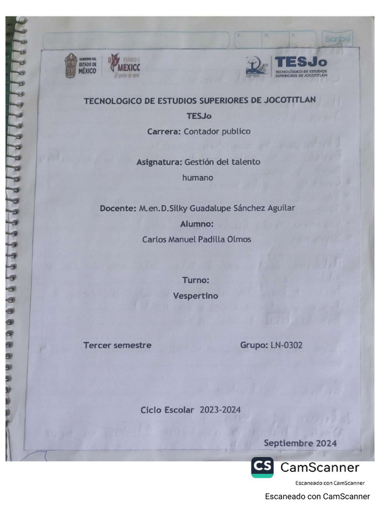 2da Eval Portafolio de Evidencias Carlos Manuel | PDF