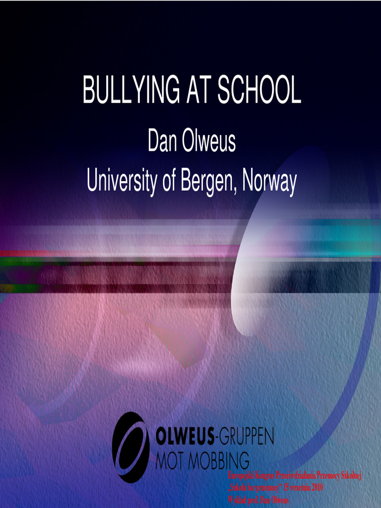 237 Olweus Eng | PDF