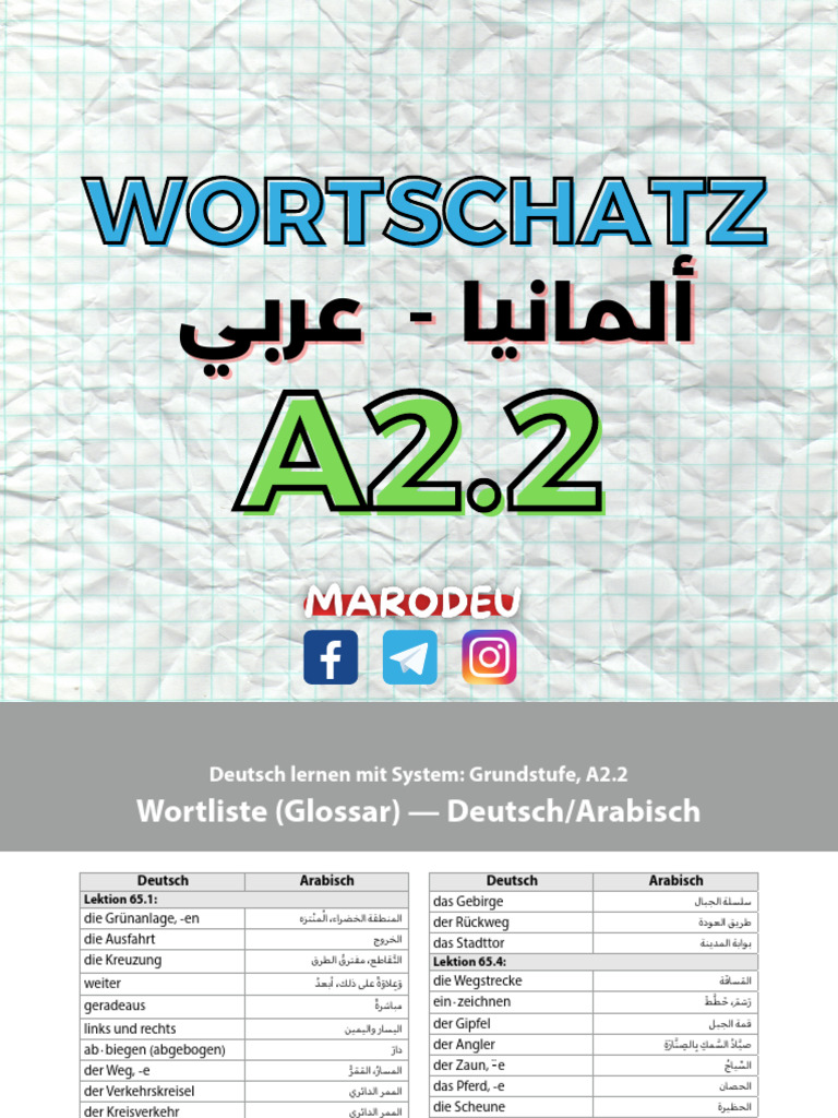 Wortschatz A2.2 | PDF