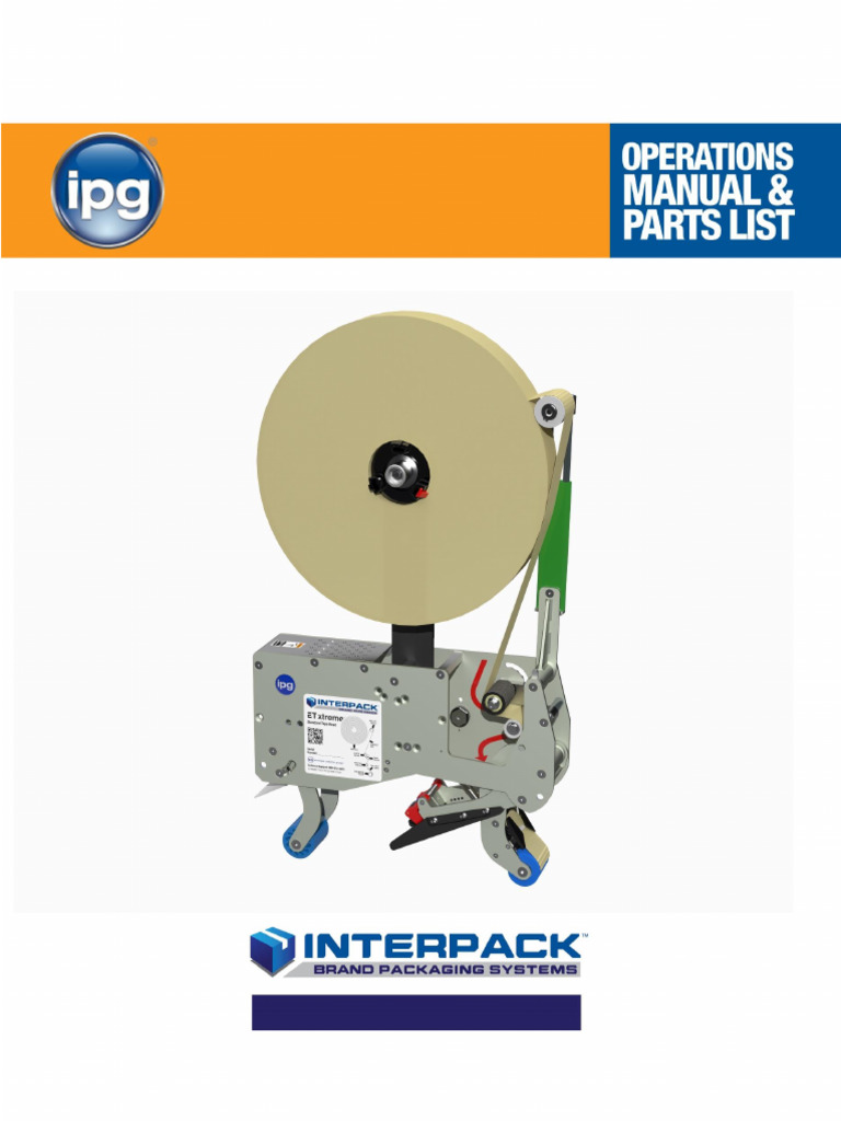 Interpack ET Xtreme Series Tape Head | PDF