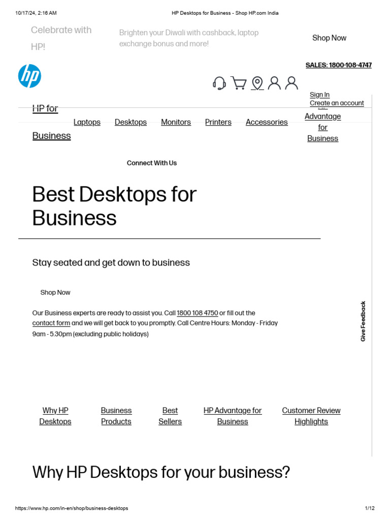 HP Desktops For Business | PDF | Desktop Computer | Hewlett Packard