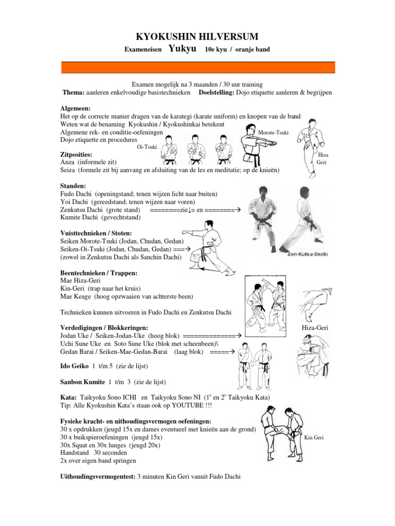 Examen Eisen 10e Kyu | PDF