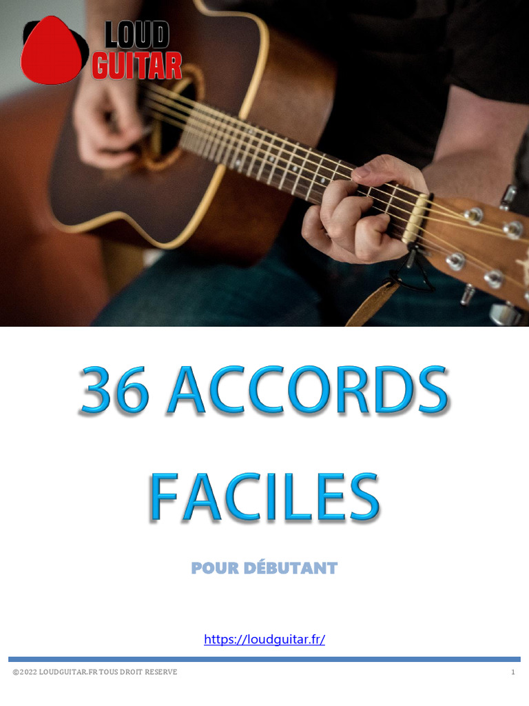 36 Accords de Guitare Faciles | PDF