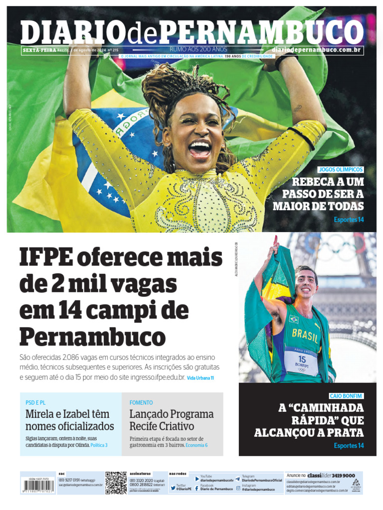 Diario de Pernambuco (02 - 08 - 24) | PDF