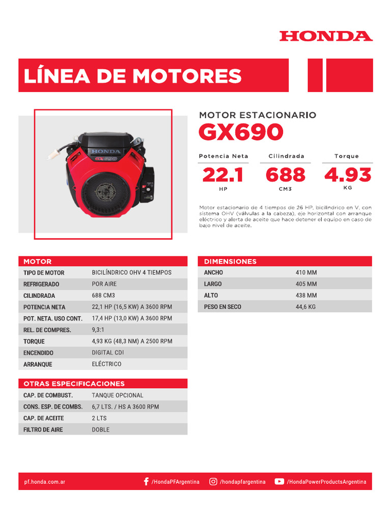 Honda - GX690 | PDF