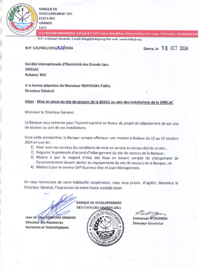 Lettre 328-2024 Sinelac | PDF