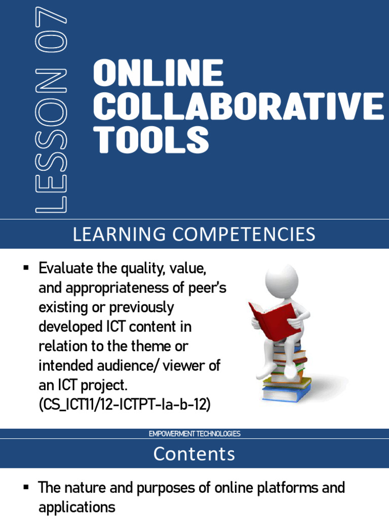 Lesson 07 Online Collaborative Tools SY2023 2024 | PDF