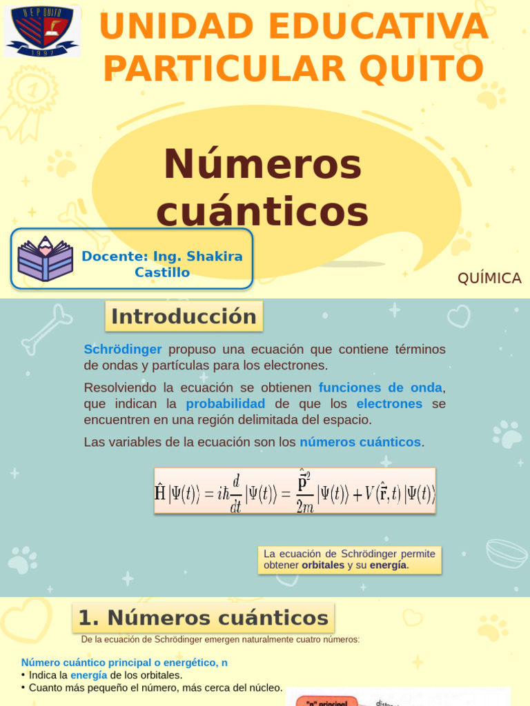 Números Cuánticos | PDF