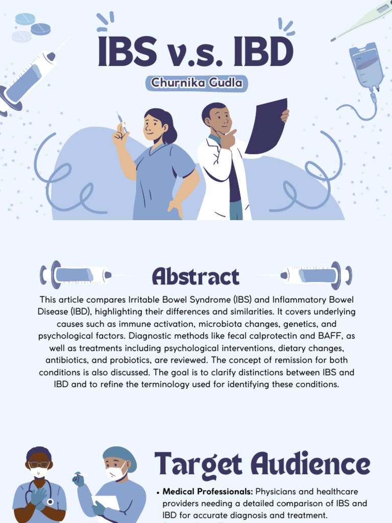 IBS V.S. IBD | PDF
