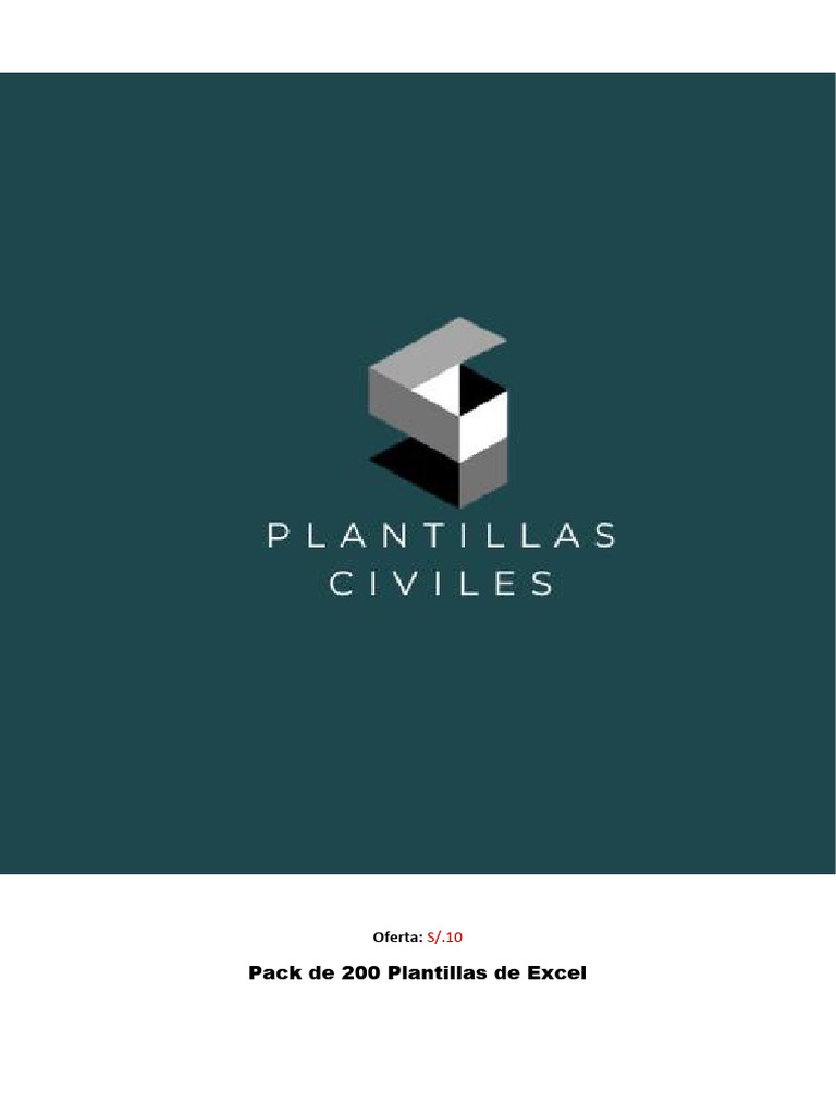 Pack de 200 Plantillas de Excel | PDF