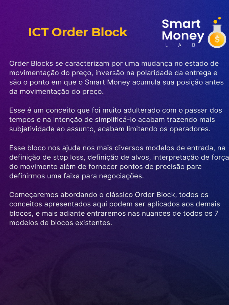Order Block - Smart Money Lab | PDF