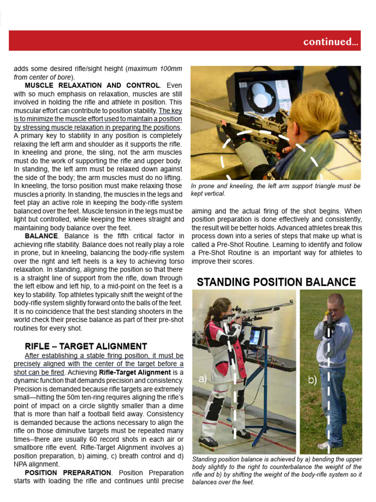 Continued... : Standing Position Balance | PDF