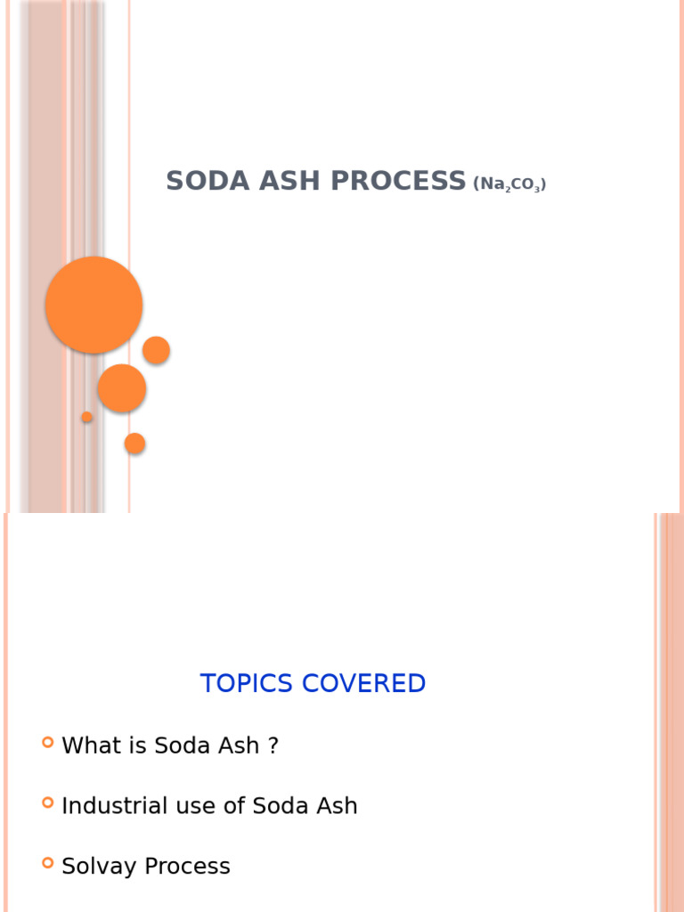 SODA ASH PROCESS | PDF