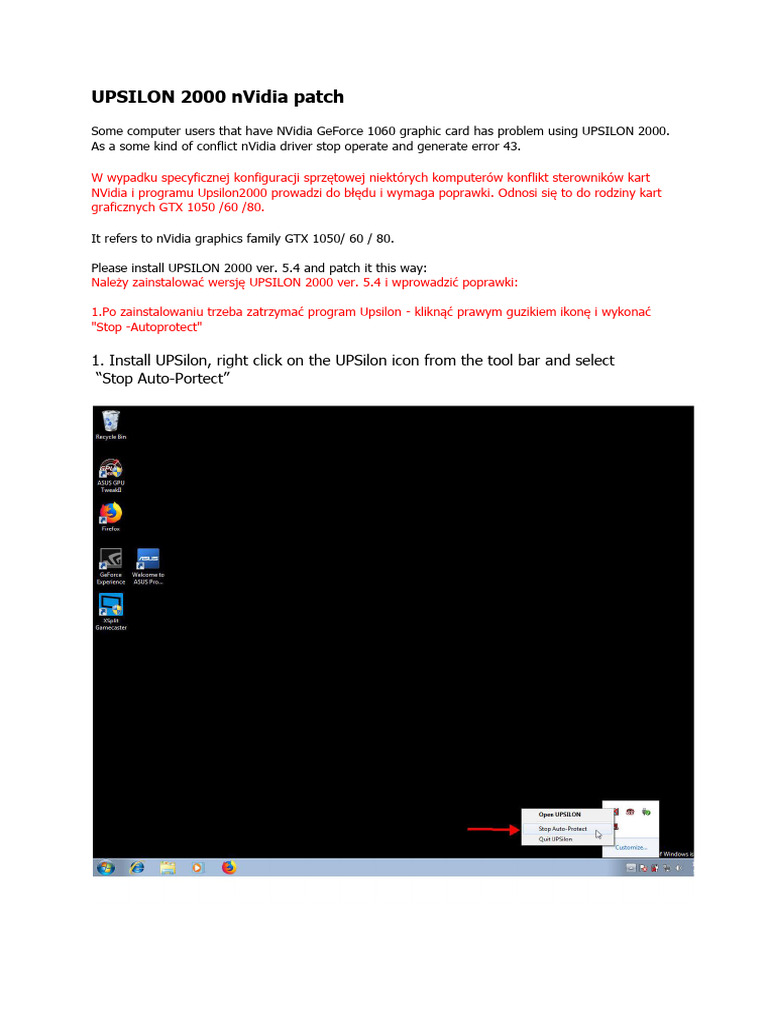 UPSILON 2000 Nvidia Patch | PDF