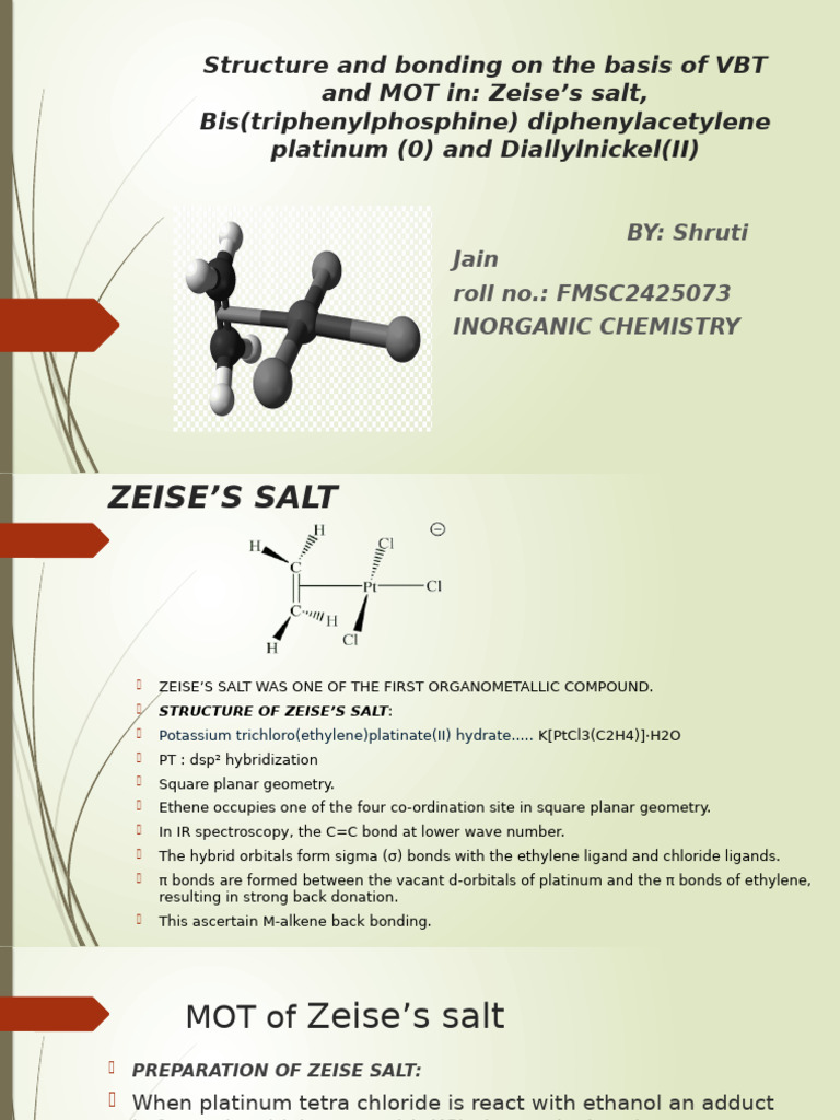 Structure and Bonding On The Basis of VBT | PDF