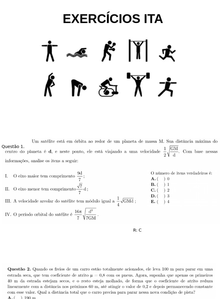 ITA Primeira Fase | PDF