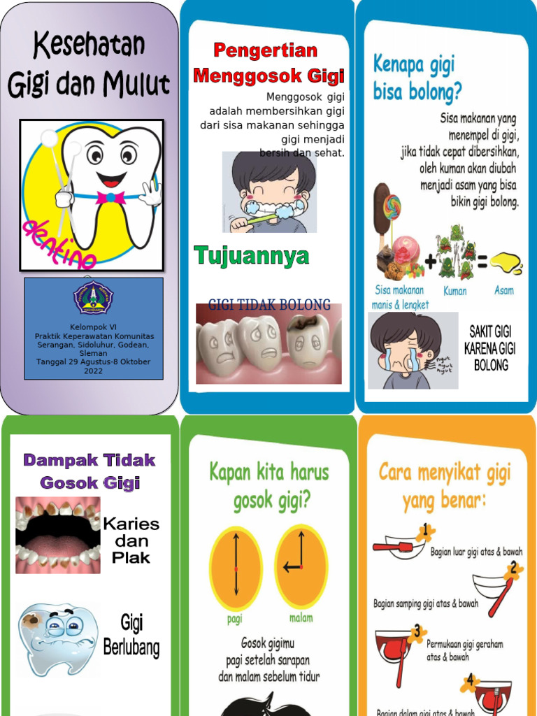 Leaflet Gosok Gigi | PDF
