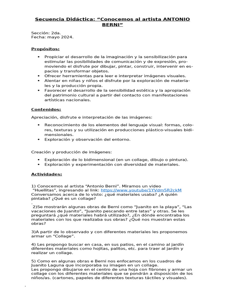 A. 2024 Ed. Visual Mayo Berni | PDF
