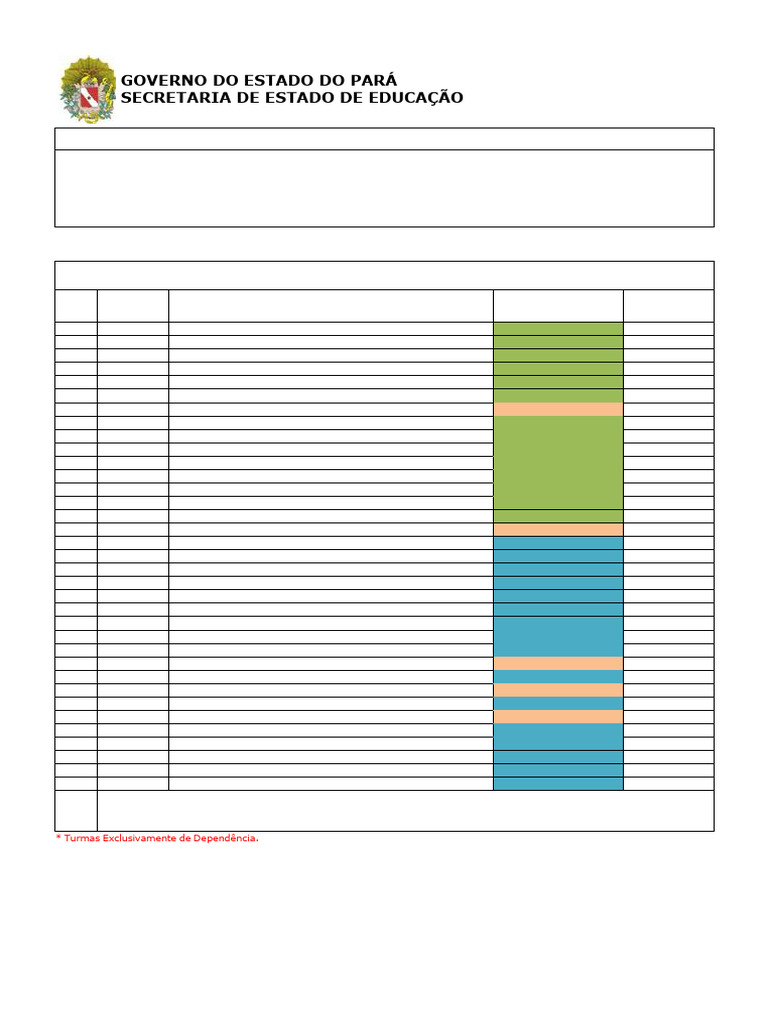 Relação Nominal Alunos Honorato Por Turmas PDF 10 - 06 | PDF