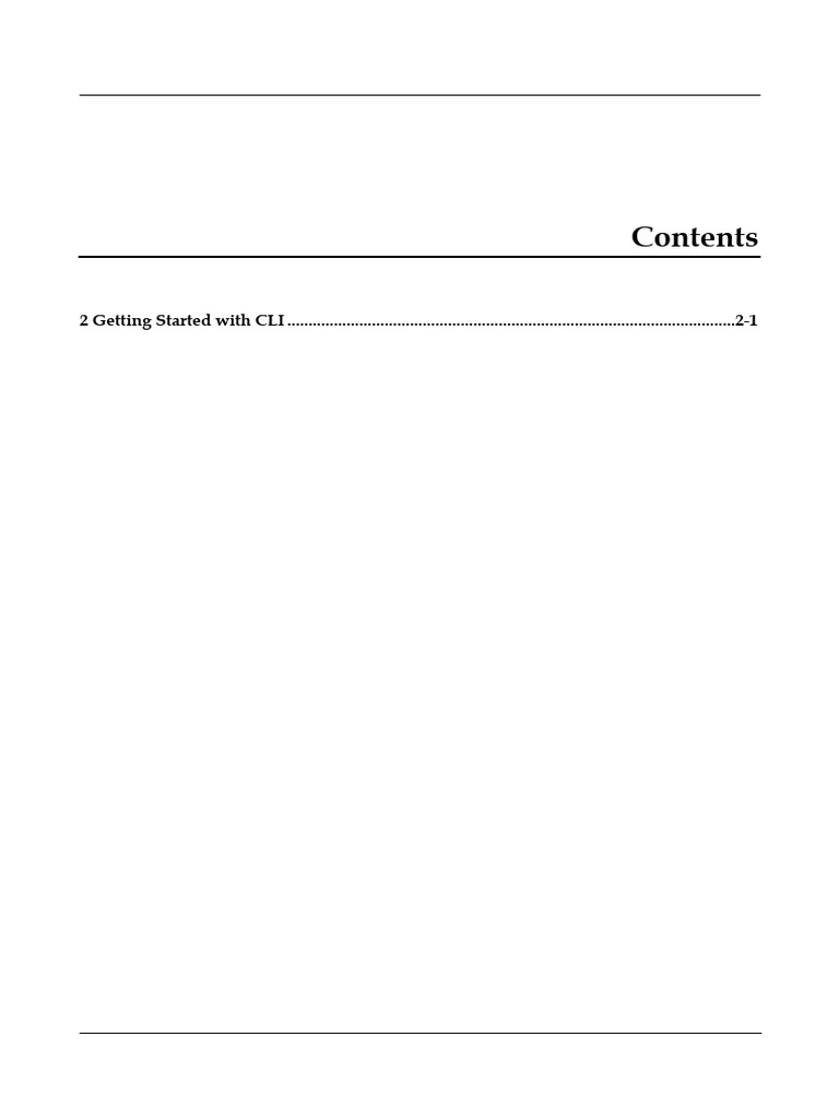 01-02 Getting Started With CLI | PDF