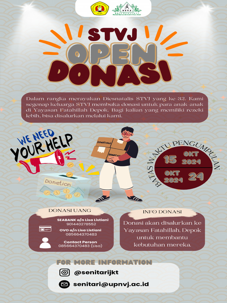 Open Donasi Bersama STVJ | PDF