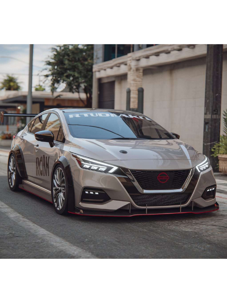 A Photo of A 2024 Nissan Versa Modified by Akira N ...