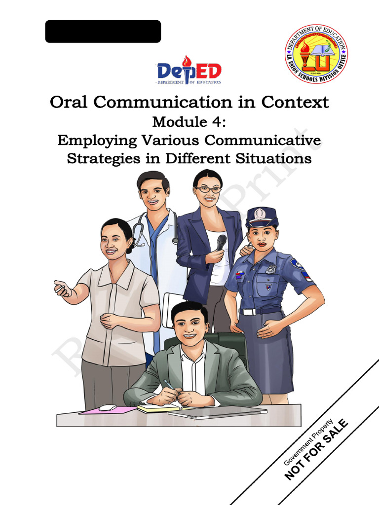 Oral Comm Module 4 | PDF
