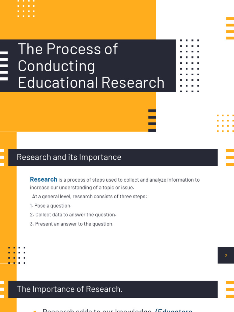 The Process of Conducting Research-JANEPV | PDF