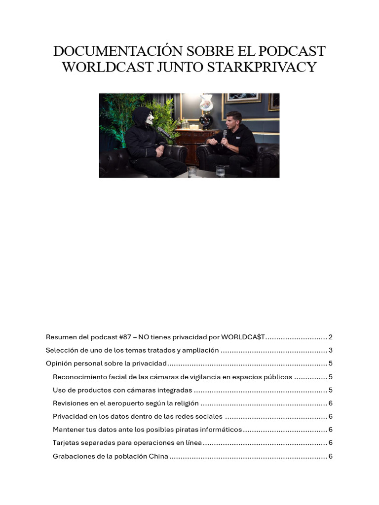 Podcast WORLDCAST | PDF