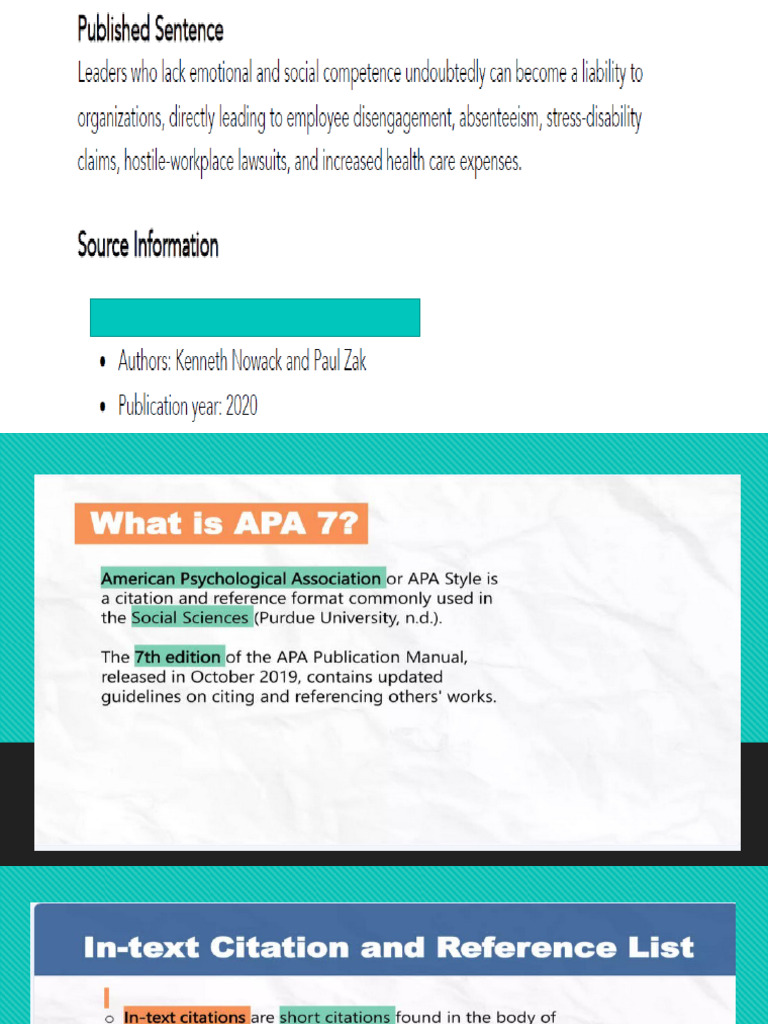 q1 Lesson-4 Apa-Citations 2 | PDF