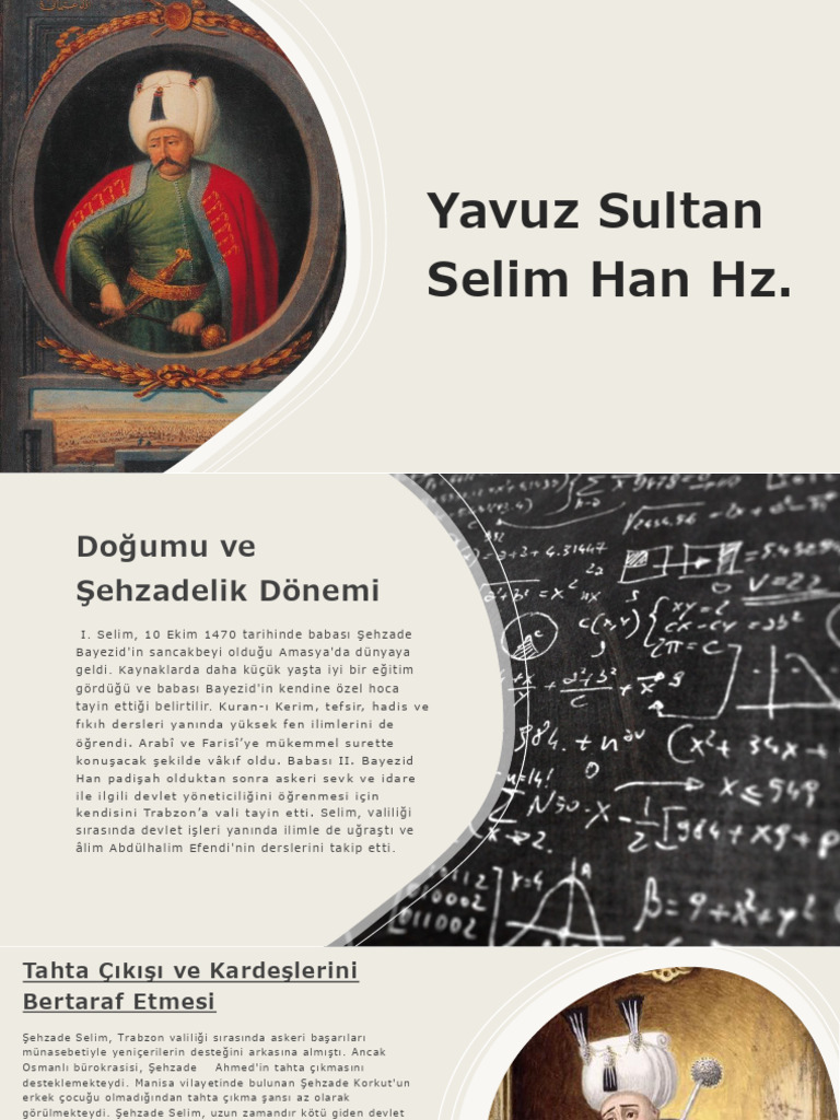 Yavuz Sultan Selim Han HZ | PDF